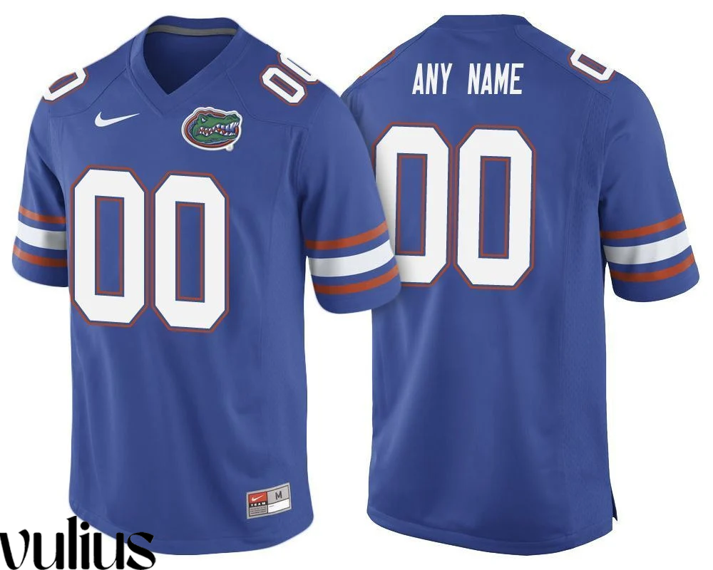 Custom Florida Gators Jersey, Royal Men's, College Football Jersey ...