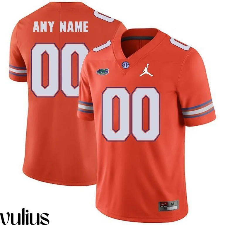 Custom Florida Gators Jersey, Orange Men's, Custom Football Jersey ...