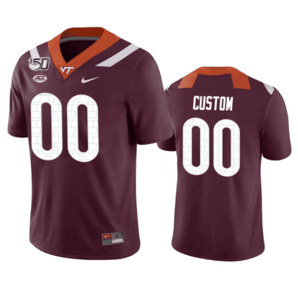 Youth's #00 Game College Football Virginia Tech Hokies Custom Jersey ...